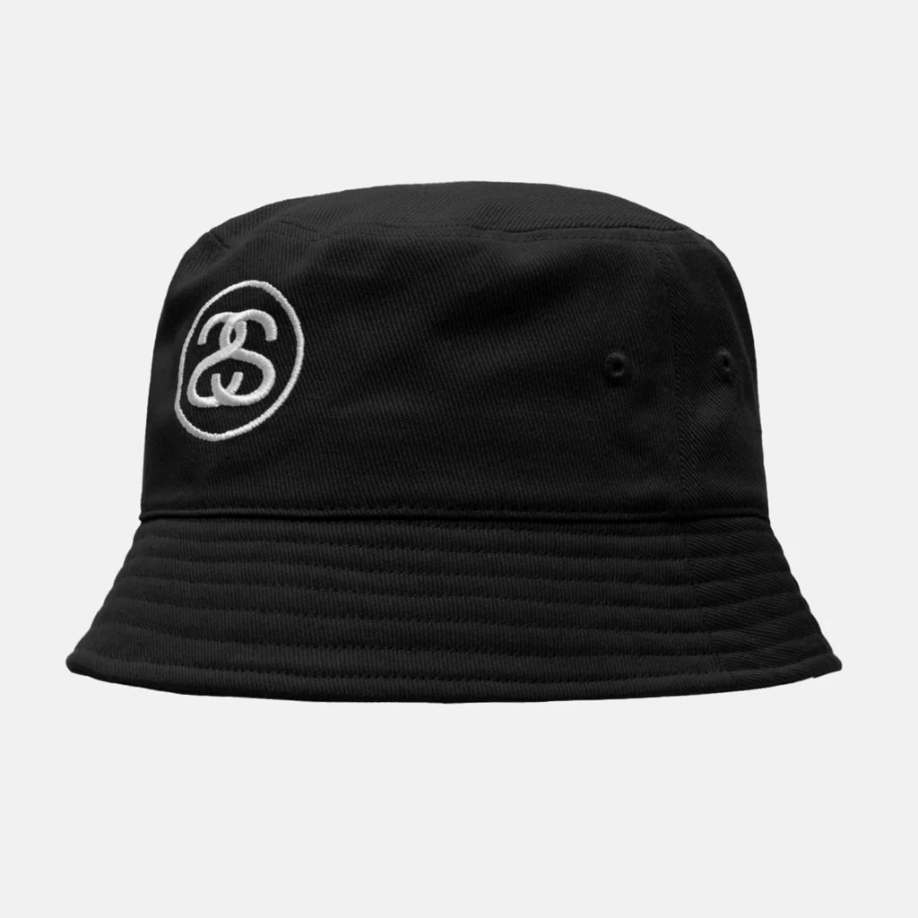 Stussy : Deep Bucket Hat SS Link- Black – arts - rec