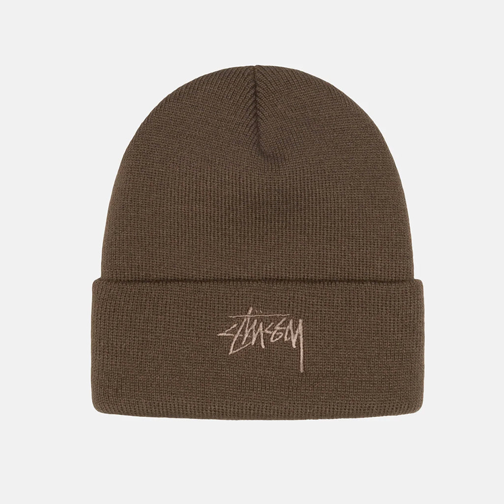 Stussy - Cuff Beanie Stock : Pale Brown – arts - rec