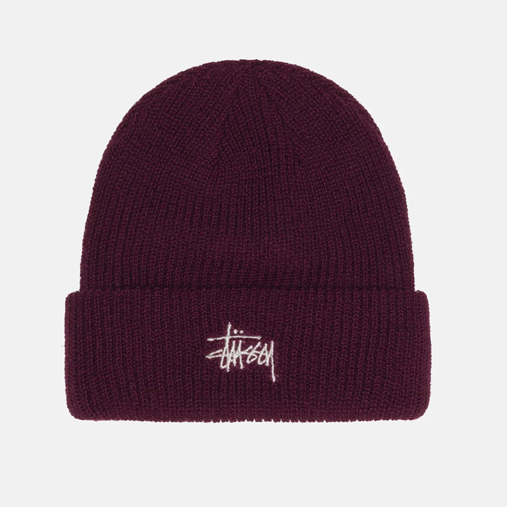 Stussy - Cuff Beanie Basic : Plumb – arts - rec
