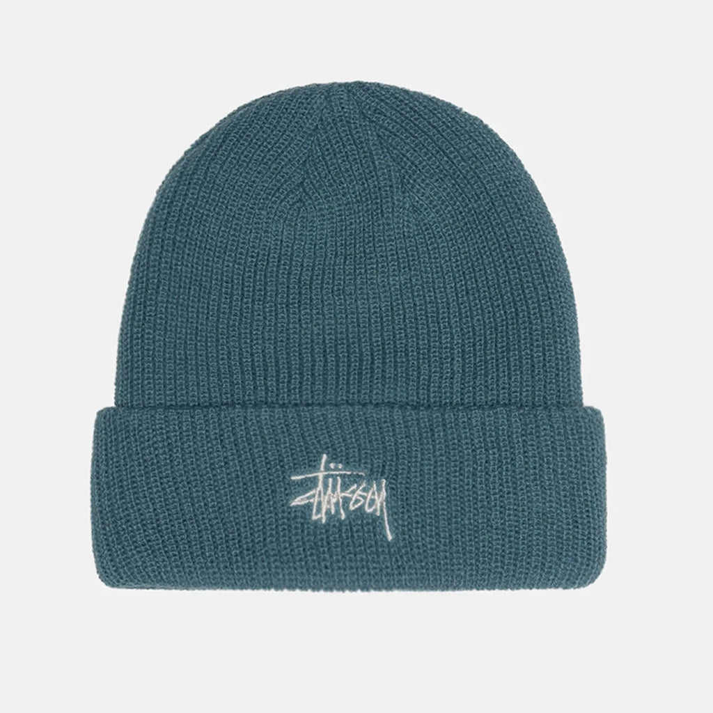 Stussy - Cuff Beanie Basic : Fog Blue – arts - rec