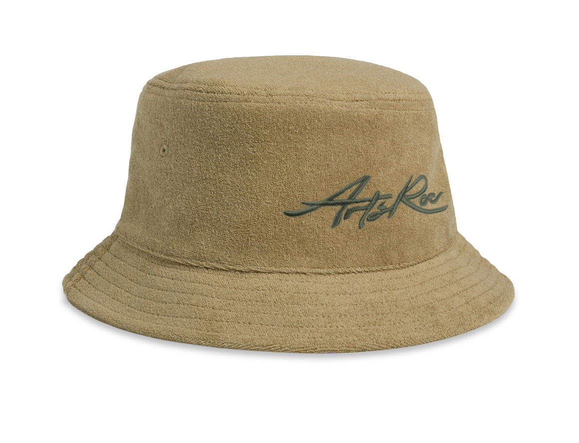 Arts-Rec Script Bucket Hat - Khaki – arts - rec