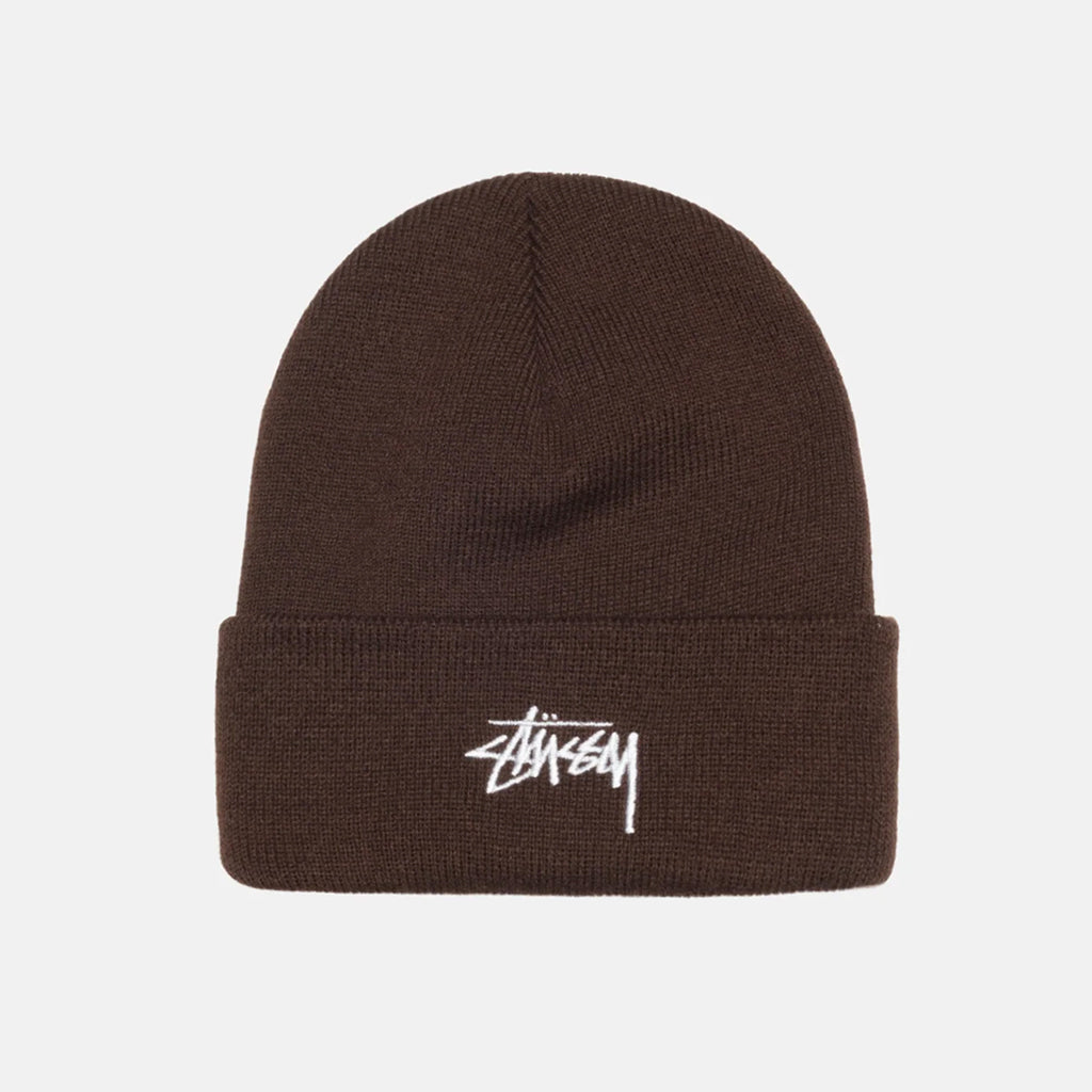 Stussy : Stock Cuff Beanie - Coffee – arts - rec