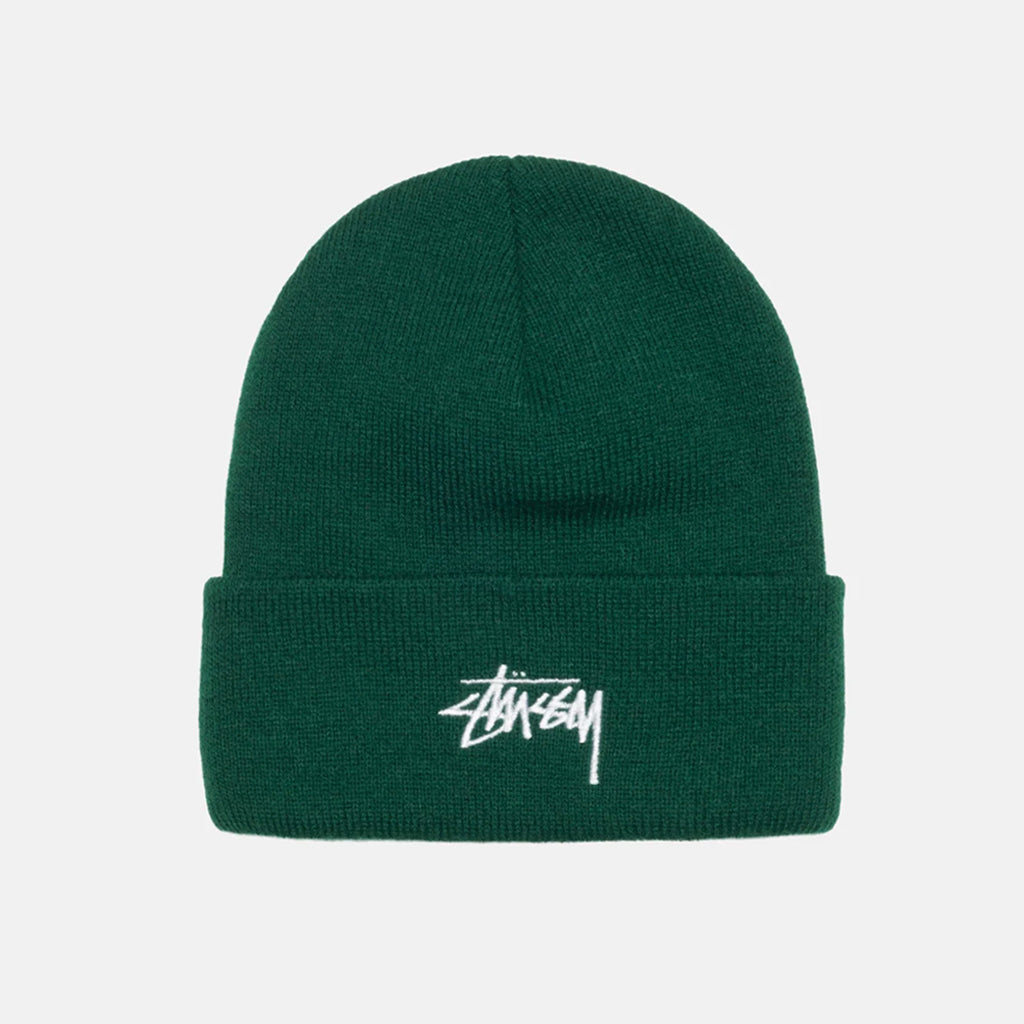 Stussy - Stock Cuff Beanie : Spruce – arts - rec