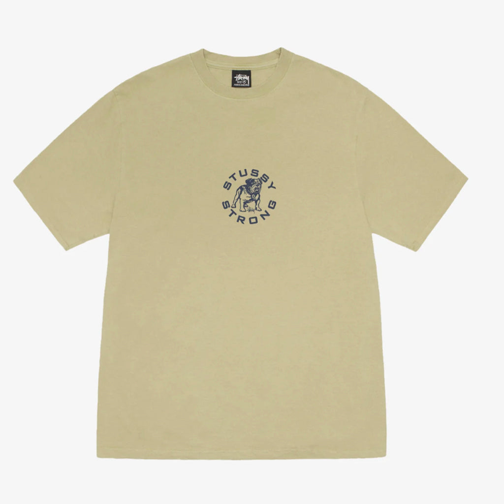 Stussy : Strong Mac Tee Pigment Dyed - Elm – arts - rec